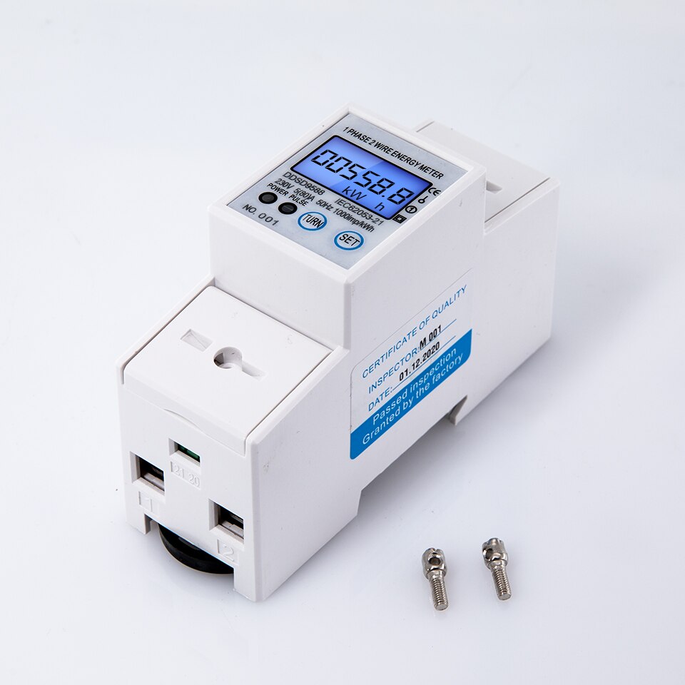 RS485 5-80A 230V AC High Precision Electric Energy... – Grandado