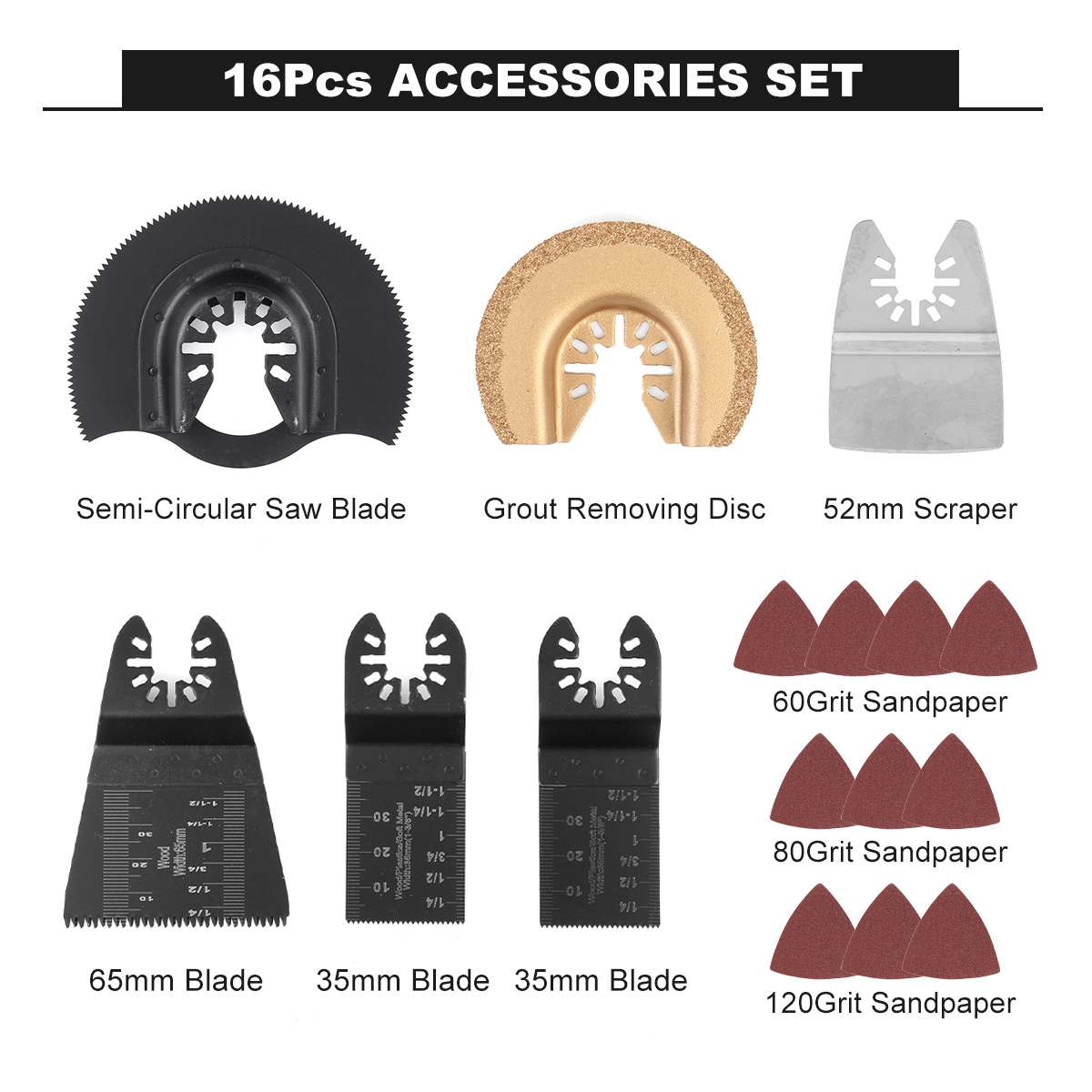 16 Stks/set Multifunctionele Bi-Metalen Precisie Z... – Vicedeal