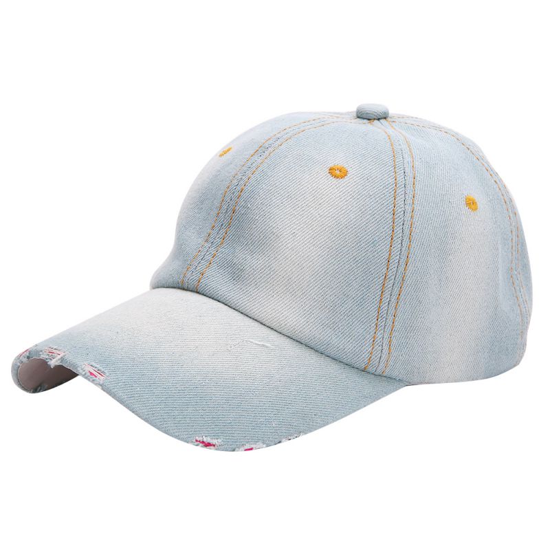 Vintage Denim Baseball Cap Men Women Jeans Hat Tru... – Grandado