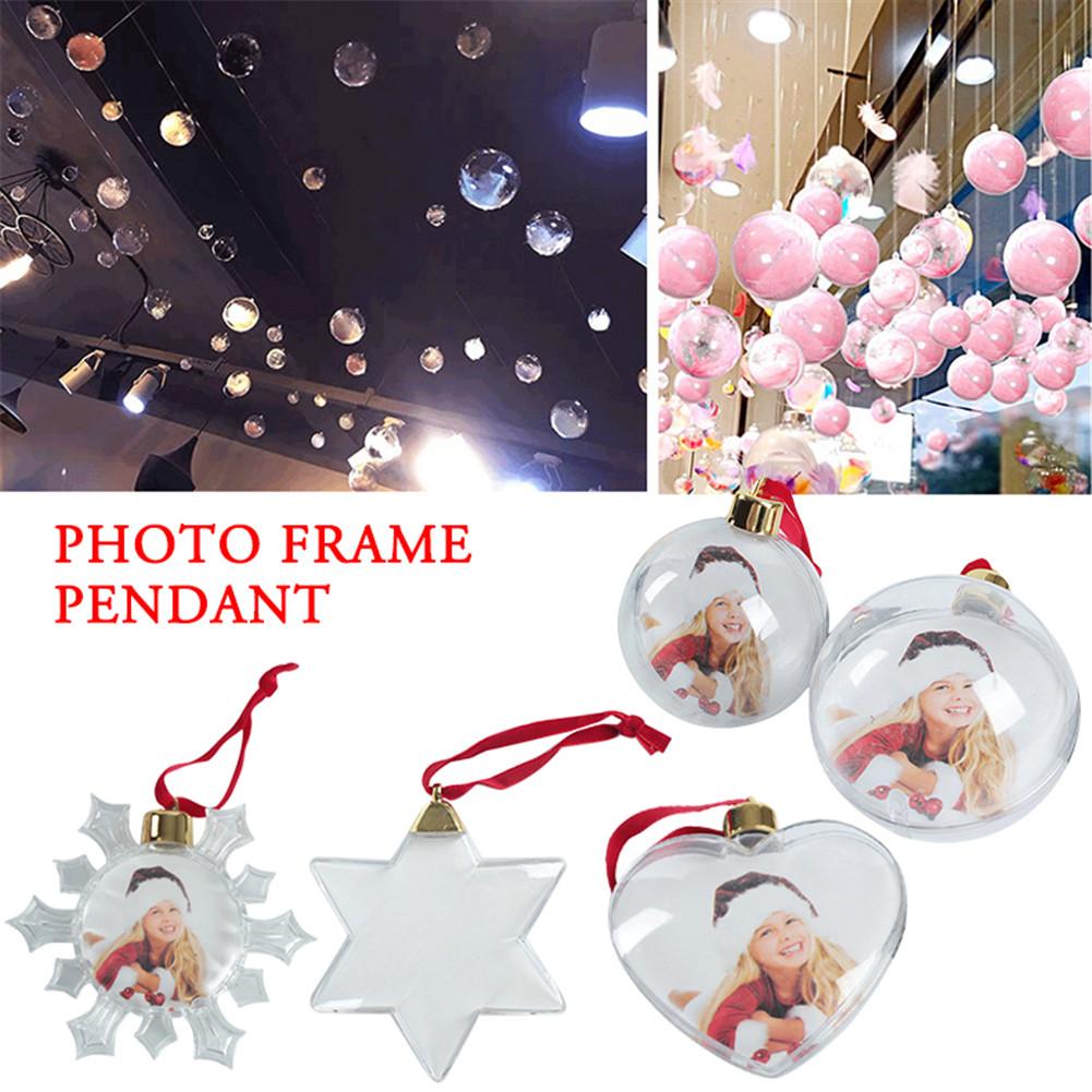 Diy Transparante Foto Vijf-sterren Bal Kerst Decor... – Grandado