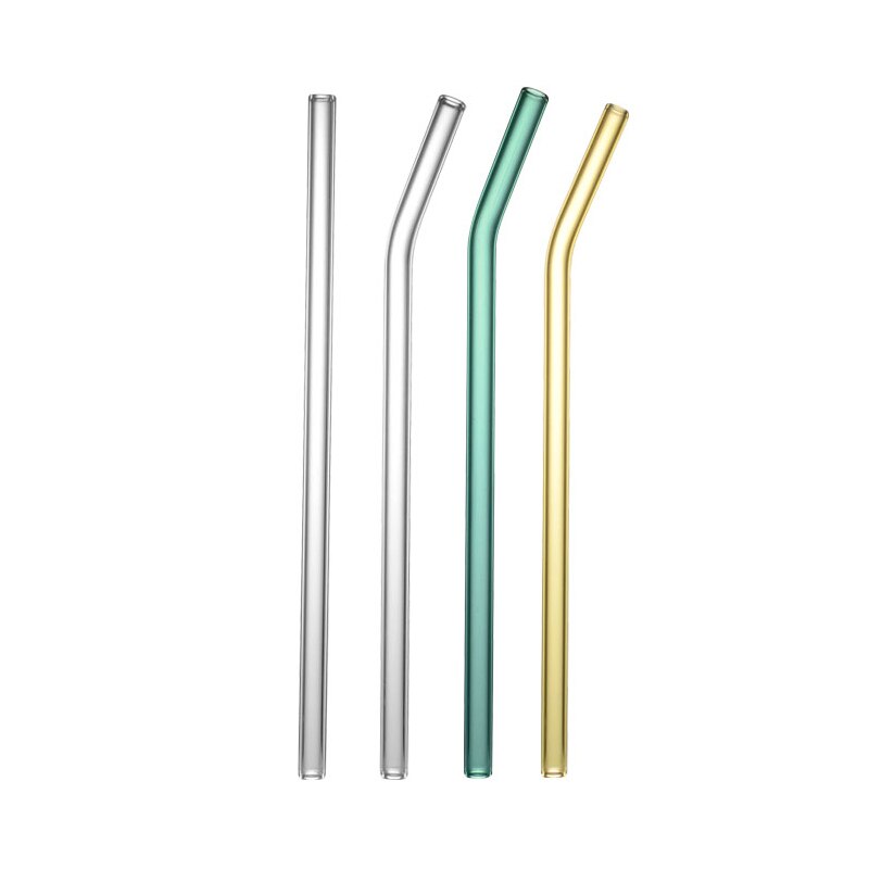 High Borosilicate Glass Straws Eco Friendly Reusab... – Vicedeal