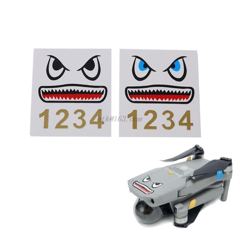 1 Set Drone Battery Body Sticker Aircraft Shark St... – Grandado