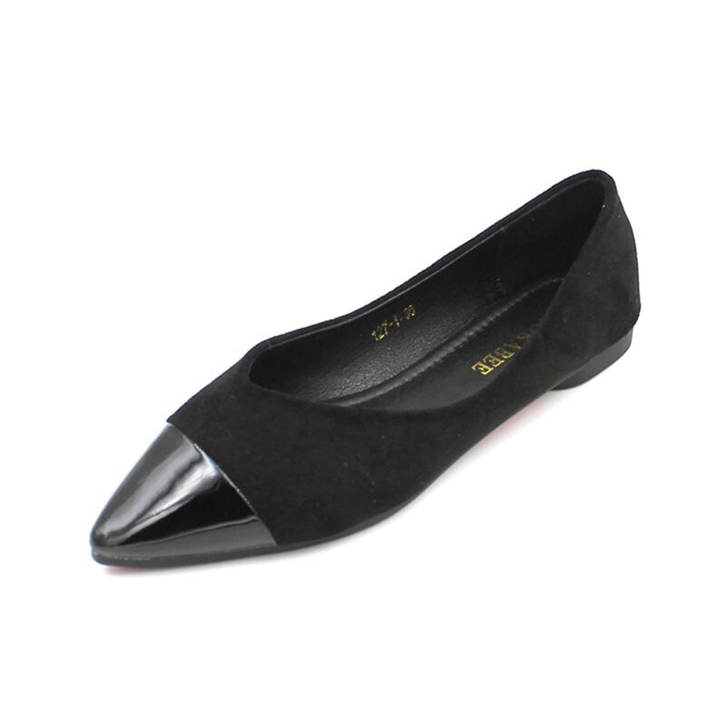 spring autumn women single flats japanned leather ... – Grandado