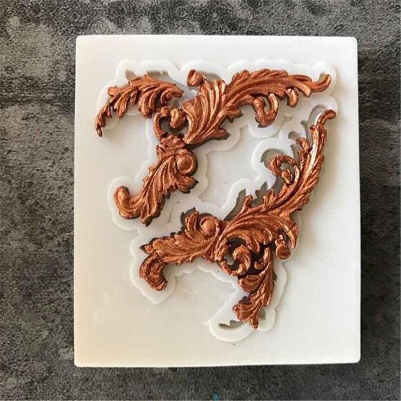 Baroque Scroll Relief Silicone Mold DIY Relief Cak... – Grandado