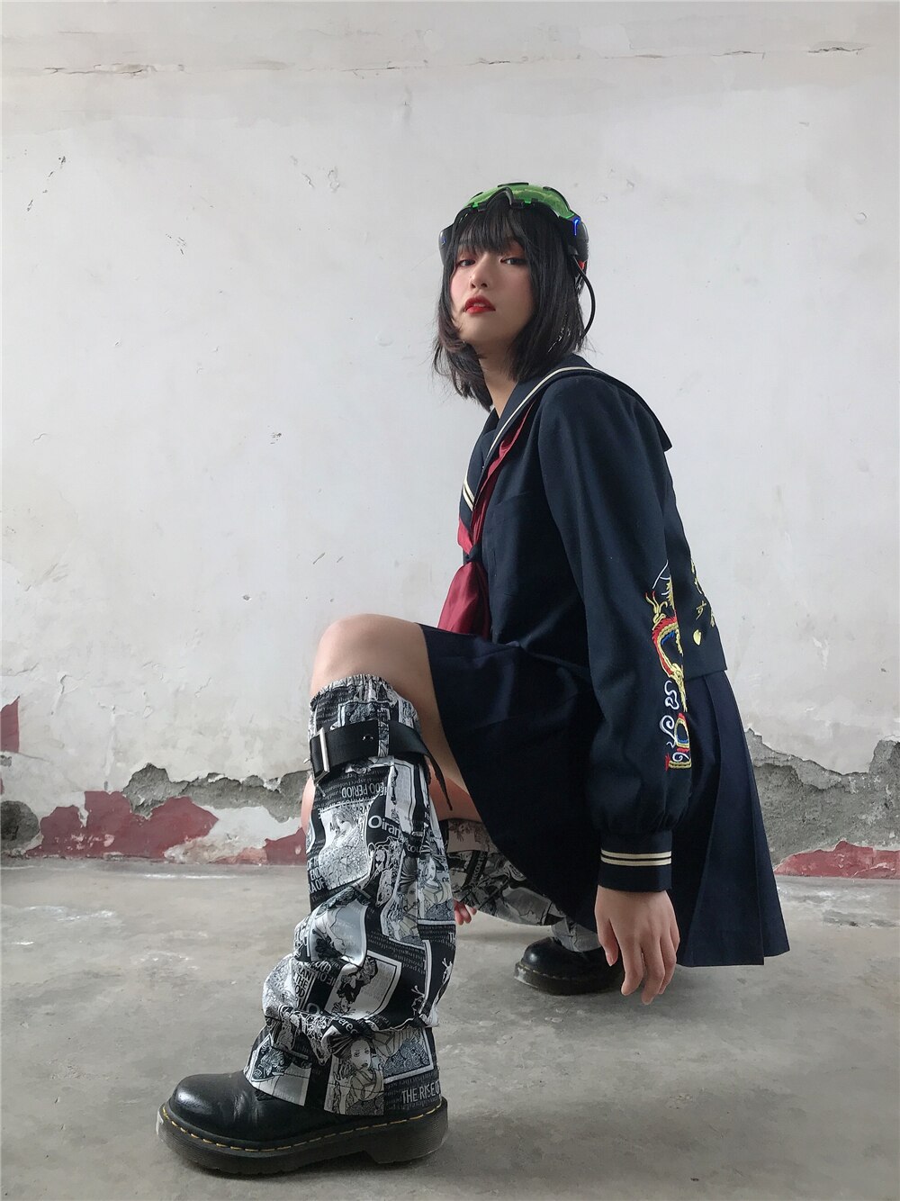 Punk Japanese Tokyo Geisha Pattern Magazine Detach... – Vicedeal