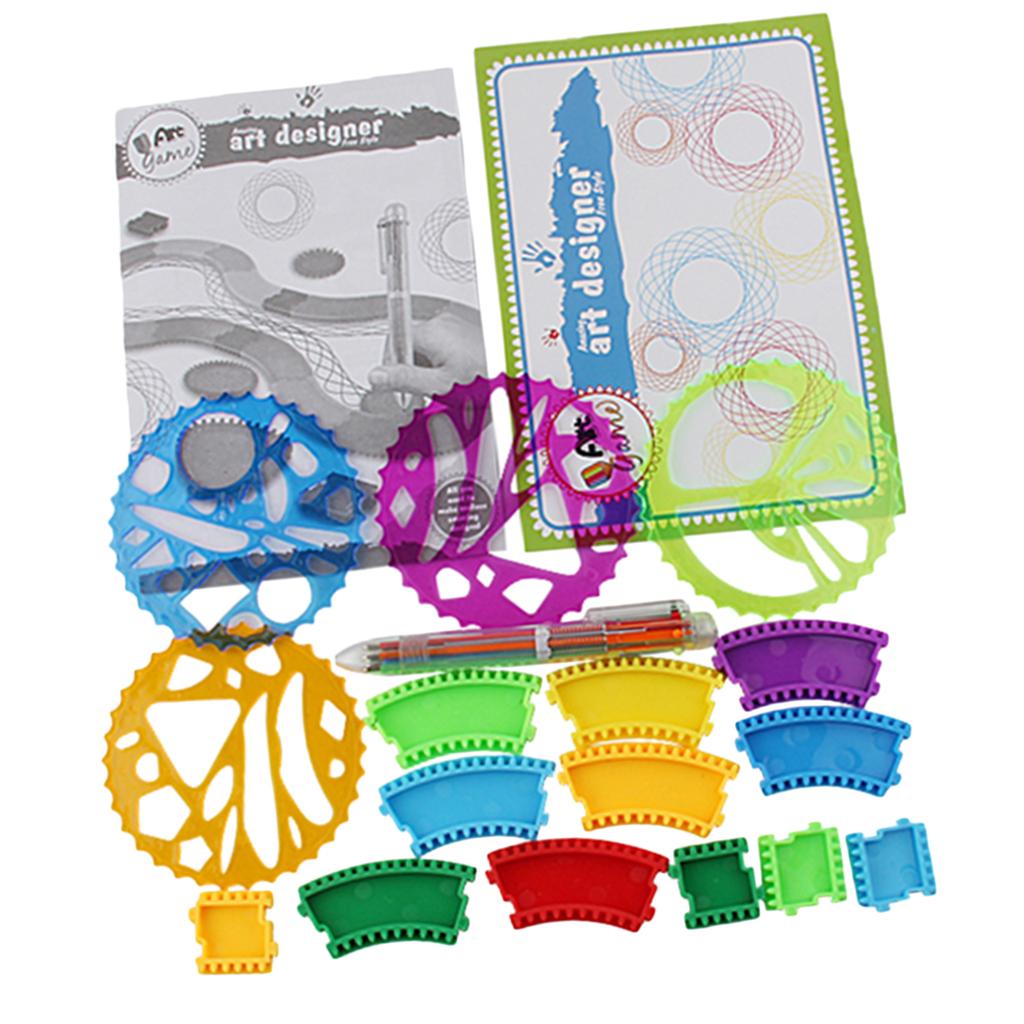 1Set Drafting Drawing Toys Geometric Ruler Stencil... – Grandado