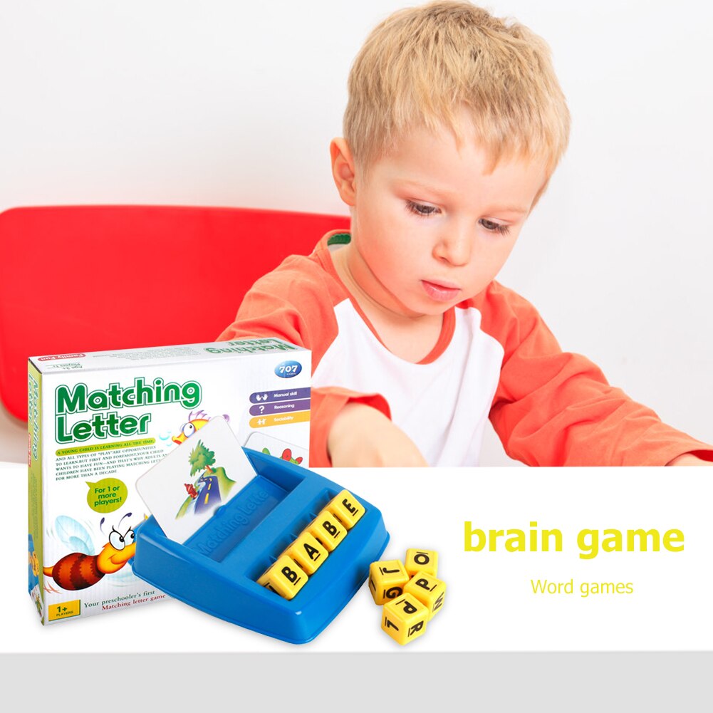 English Word Puzzle Learning Toy Kids Alphabet Let... – Grandado