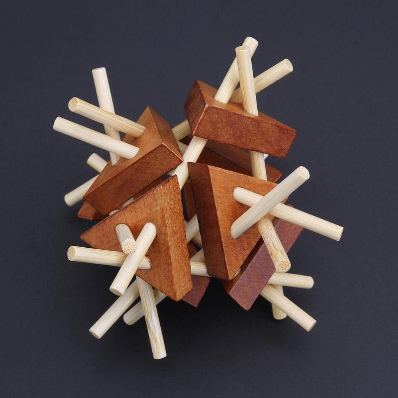 3D Vintage Kongming Lock Luban Lock Wooden Puzzle ... – Vicedeal