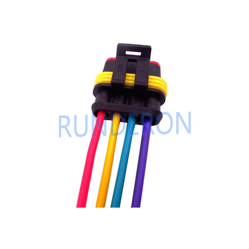 Auto Parts 4 Pin Wire Harness Connector Plug for-B... – Vicedeal