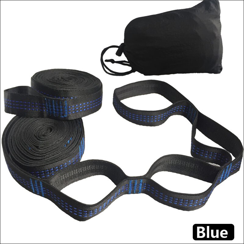 Utendørs camping hengekøye tre stropp & belte & ta... – Vicedeal