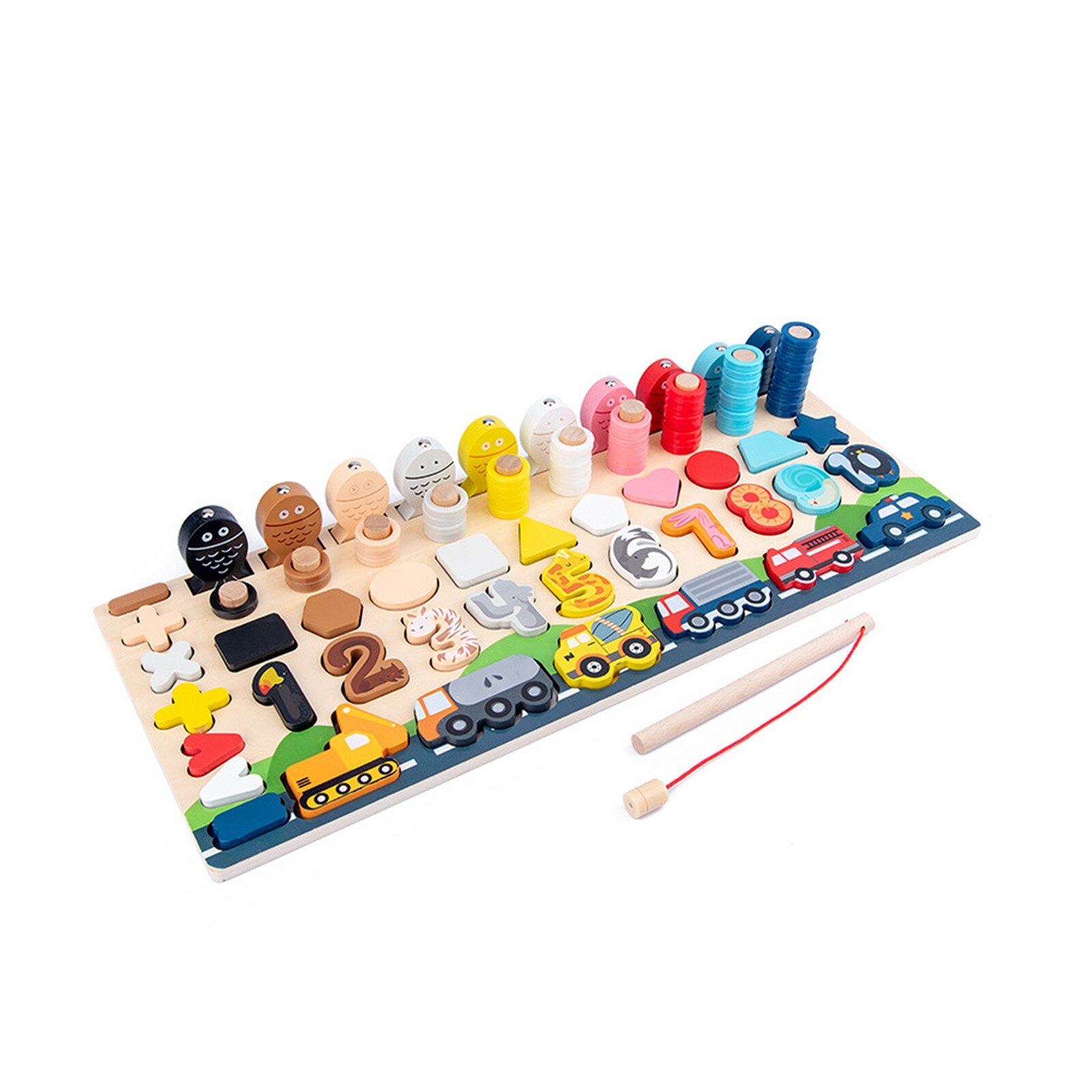 Learning Toys for Toddlers Wooden Number Alphabet ... – Grandado