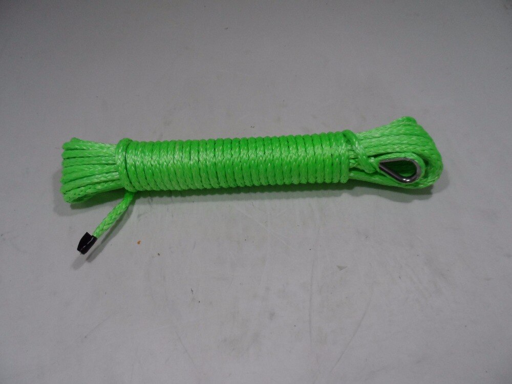 Green 4mm*15m ATV Winch Line,Synthetic Winch Cable... – Grandado