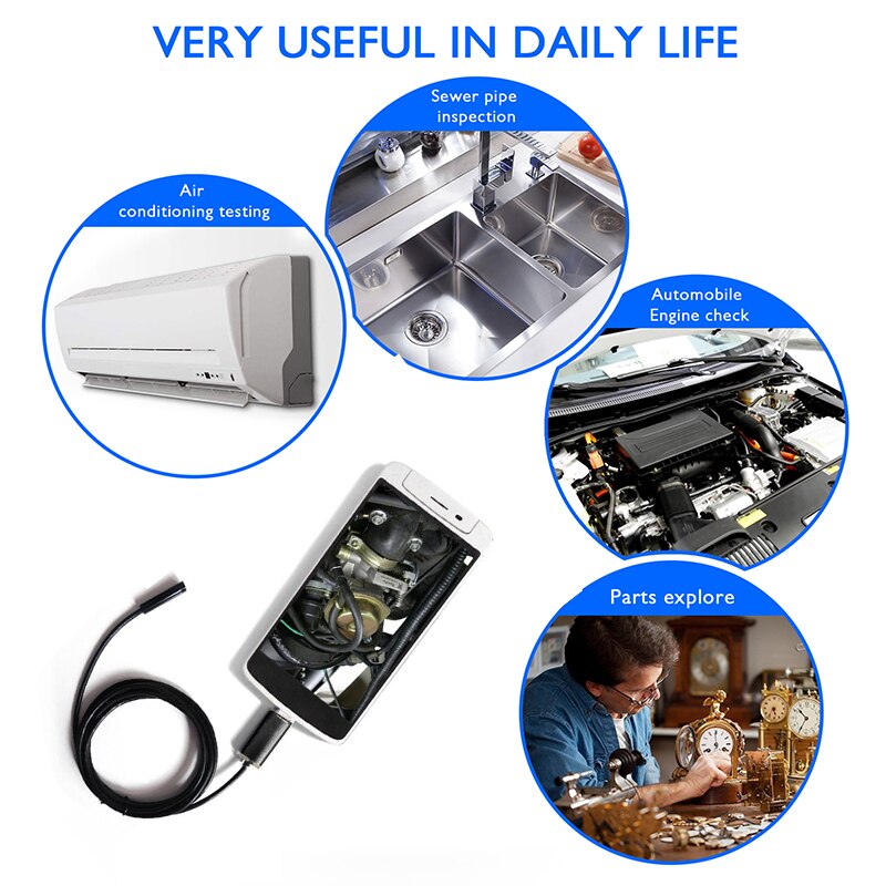 7mm Android Endoscope Camera Mini Endoscopy Micro ... – Grandado