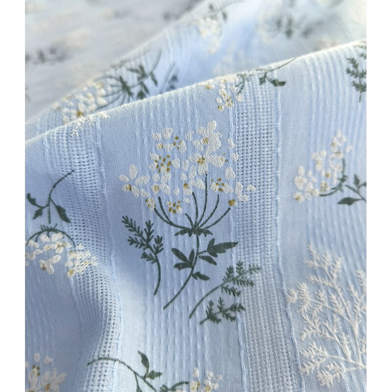 50Cm * 140Cm/Stuk, Daisy Jacquard Katoenen Doek, R... – Grandado