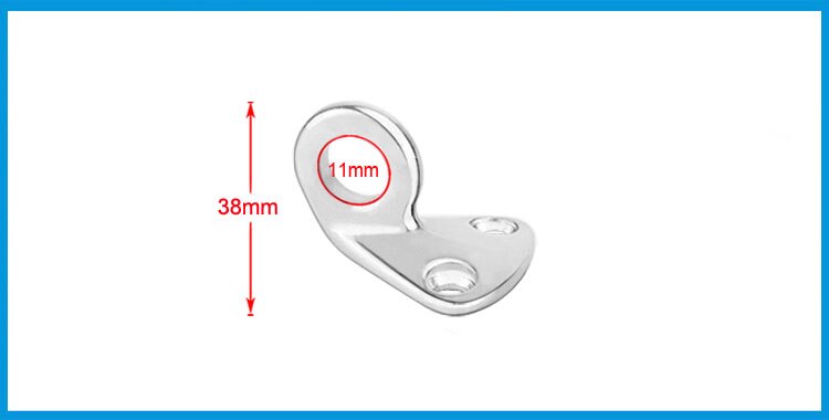 2 st bästa matel rostfritt stål 316 pad eye fender... – Vicedeal