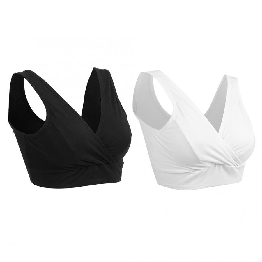 Cotton Nursing Bra Pure Color Maternity Pregnancy ... – Vicedeal