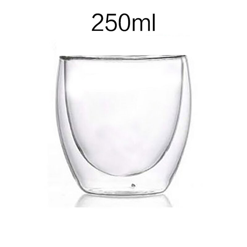 450ml Double-layer glass insulated dessert coffee ... – Grandado