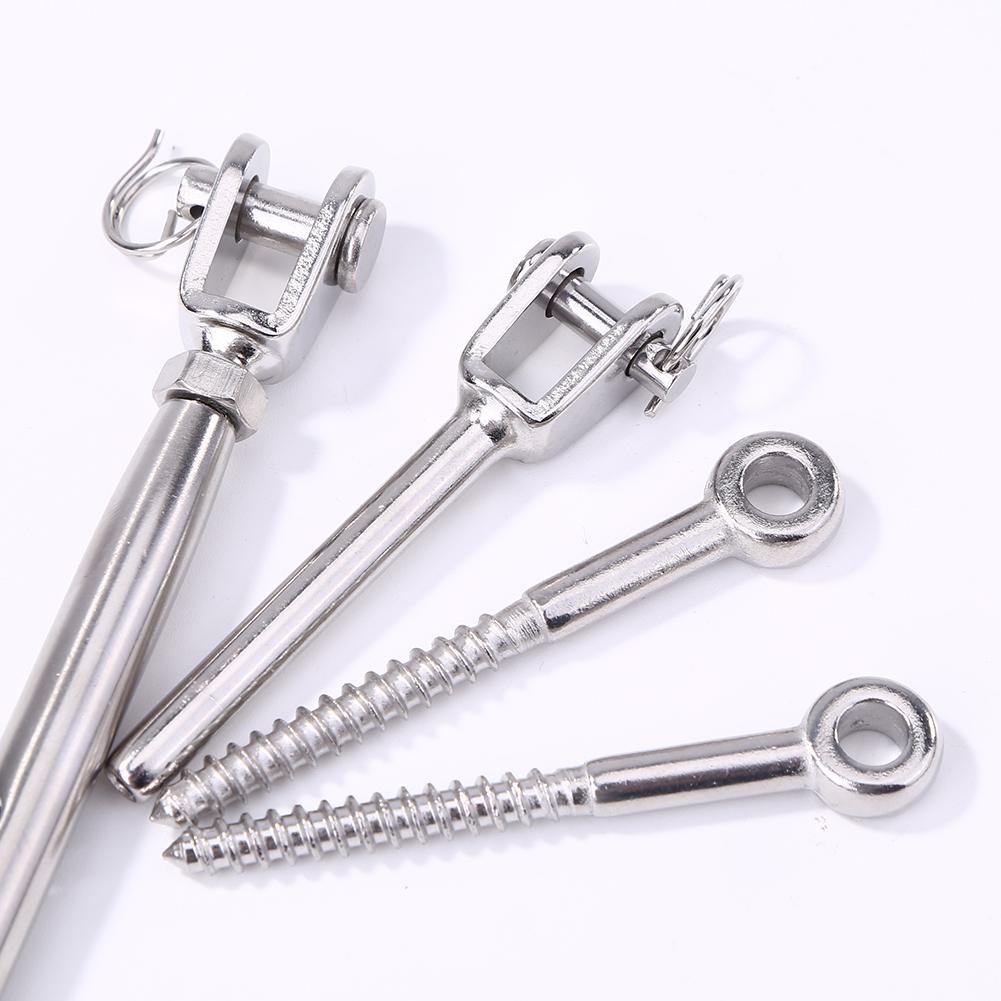 Tension Turnbuckle Toggles Screw Set 1/8 inch Stai... – Grandado