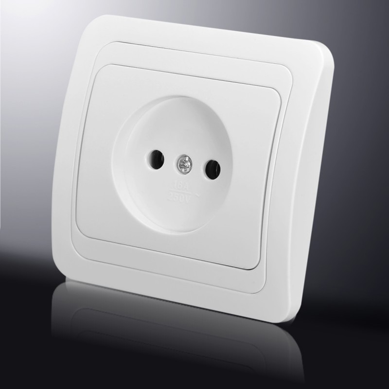 Wall Socket One Socket White Color Socket Without ... – Vicedeal