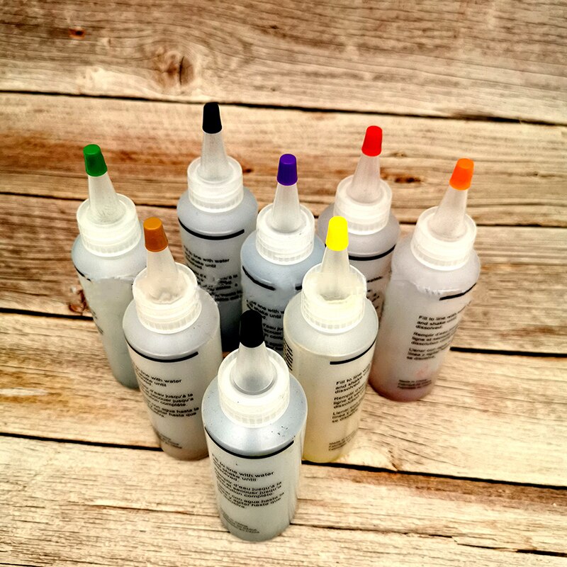 8 Colors One Step Tie Dye Kit Fabric Textile Perma... – Grandado