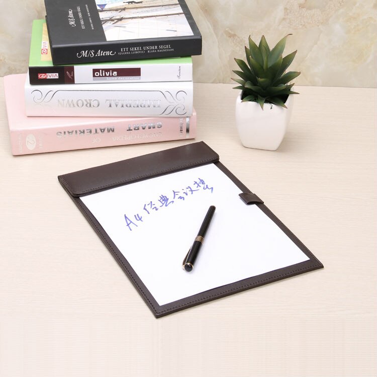 A4 PU leather business office file folder a4 confe... – Grandado