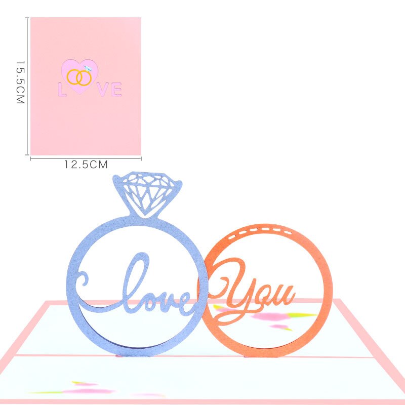 Diamond Ring Greeting Card Wedding Invitation Bles... – Vicedeal