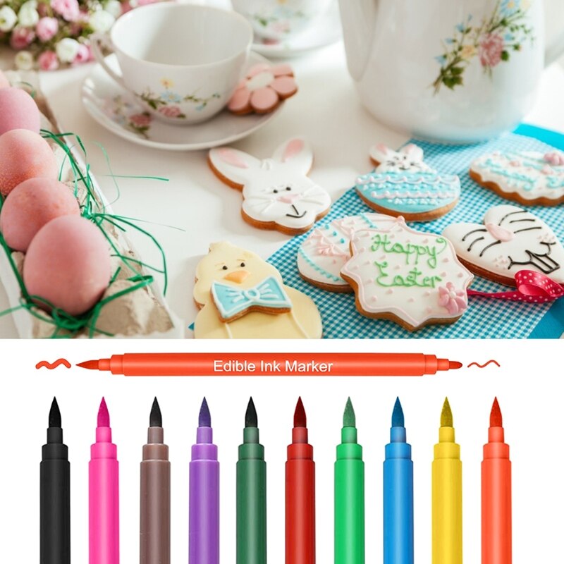 Food Coloring Pen Food Coloring Marker Double Side... – Vicedeal