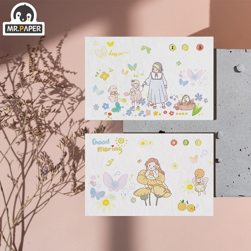 Mr.Paper 8 Salt series Crayon Crayon Little Star S... – Grandado