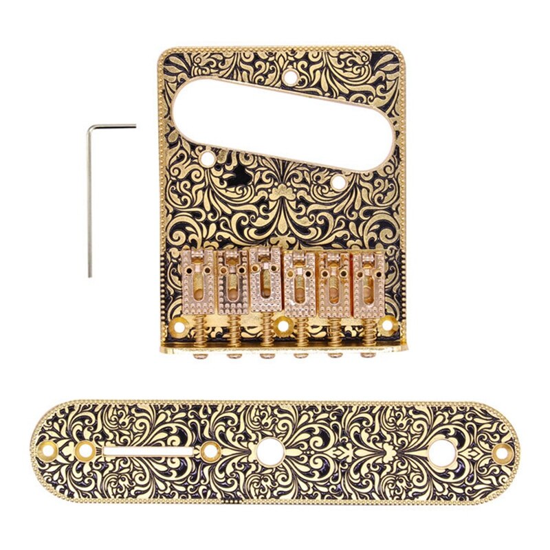 6 String Saddle Bridge Plate Beautiful Decorative ... – Grandado