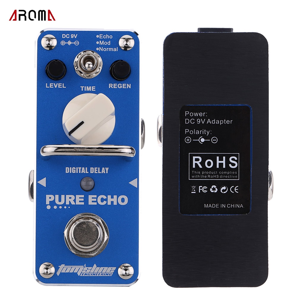 AROMA APE-3 Guitar Effect Pedal Pure Echo Digital ... – Grandado