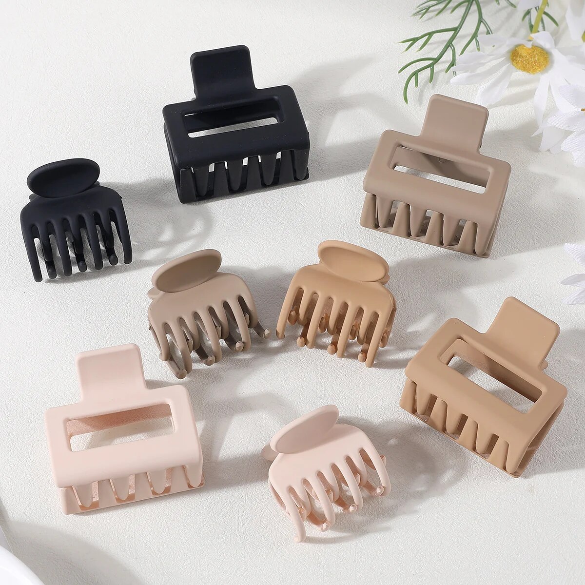 8PCS Medium Hair Claws for Women Girls Claw Clips ... – Grandado
