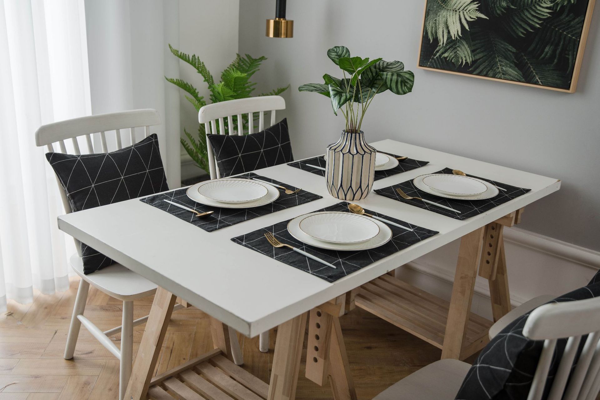 Black and White Simple Modern INS Style Luxury Tab... – Grandado