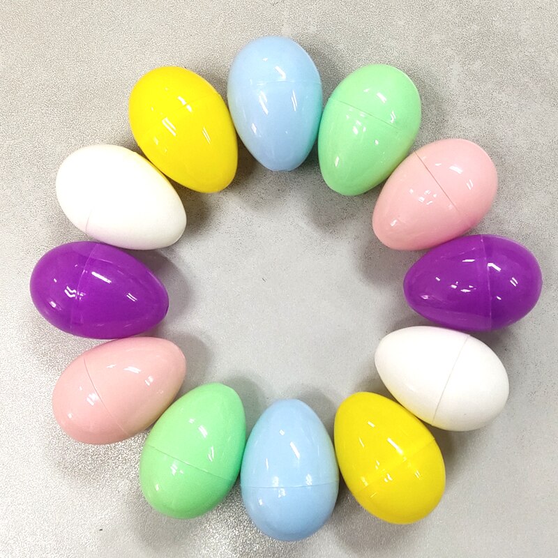 Pastels color plastic egg Easter Egg for 4.8x3.2cm... – Vicedeal