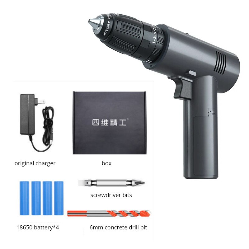 500w 16.8V Digital Cordless Drill Electric Screwdr... – Grandado