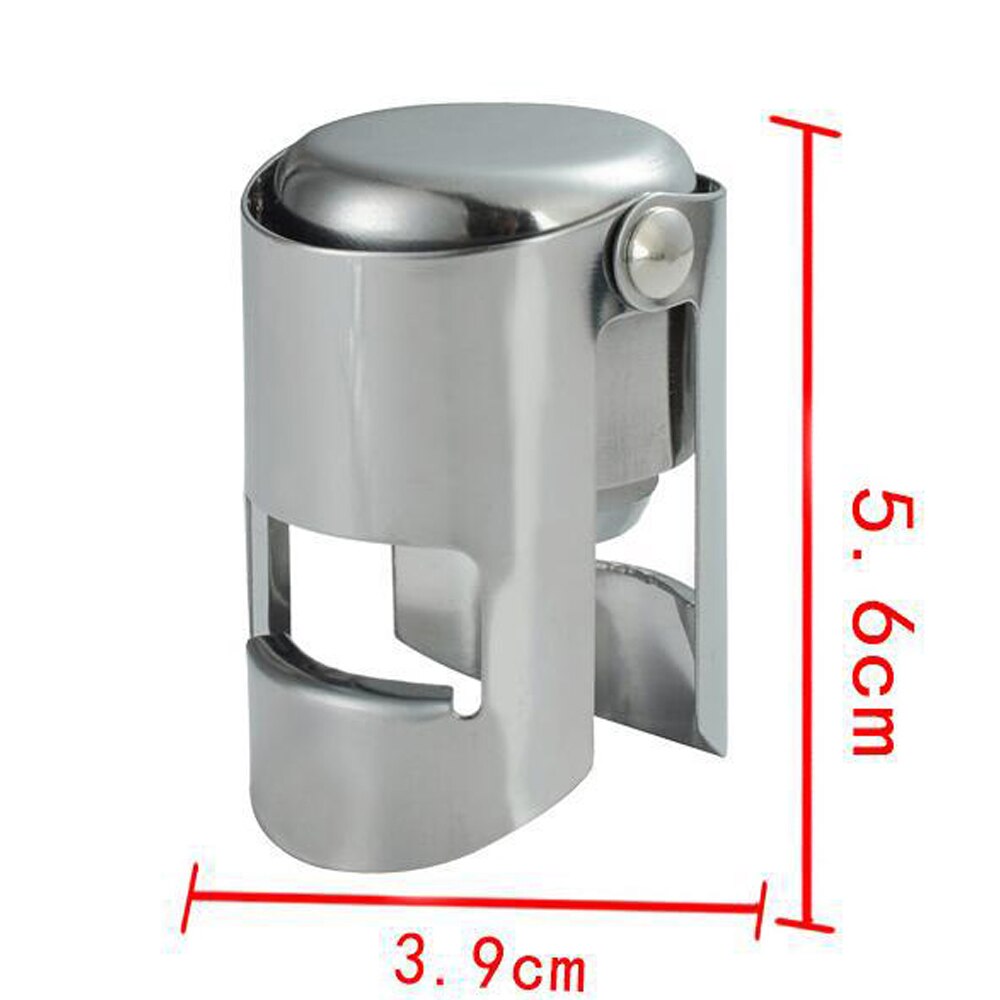 Stainless Steel Champagne Wine Bottle Stopper Port... – Grandado