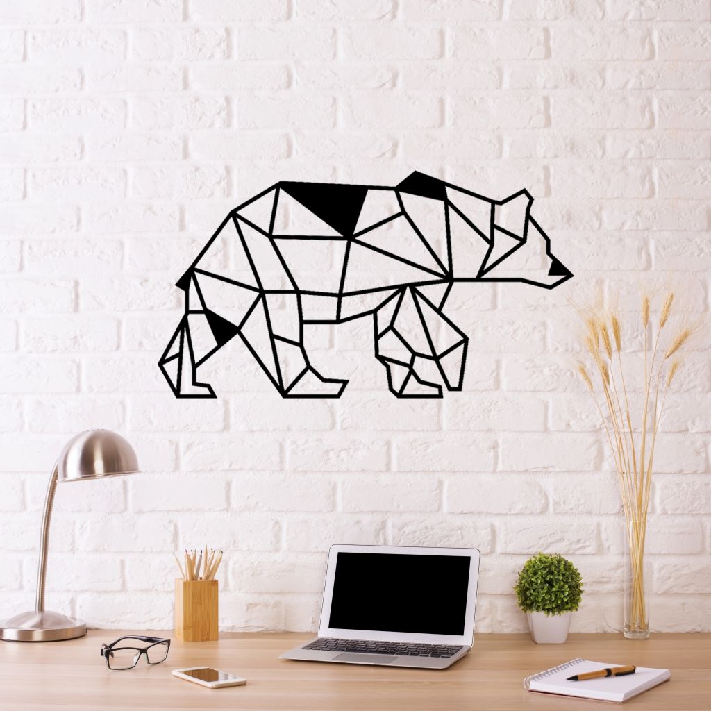 Bear Decorative Metal Wall Accessory Iron Sculptur... – Vicedeal