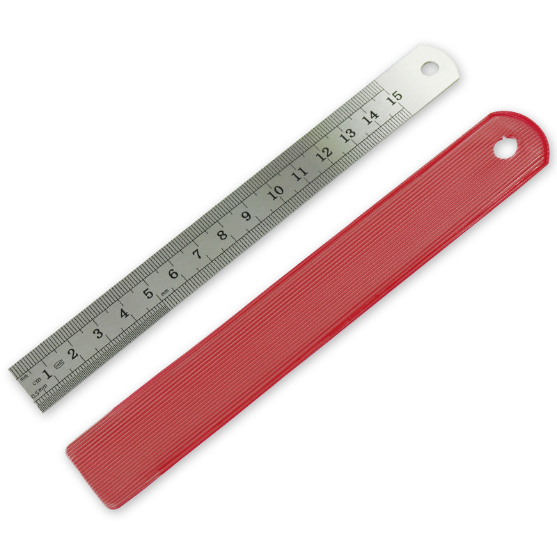1Pc Stainless Steel Metal Ruler 15/20/30/40cm Metr... – Grandado