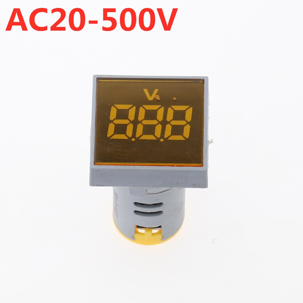 22MM AC 20-500V Voltmeter 0-100A Ampere Square Pan... – Vicedeal