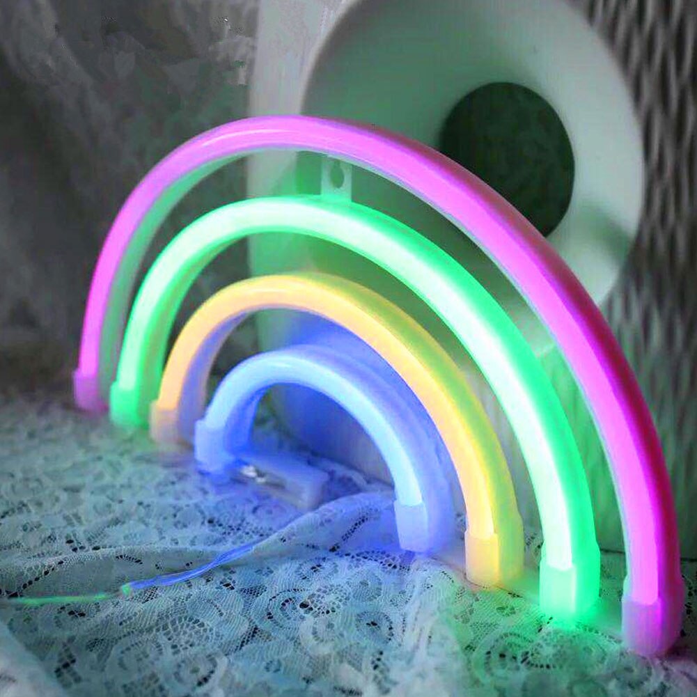 Cute Rainbow Neon Sign,LED Rainbow Light for Dorm ... – Grandado