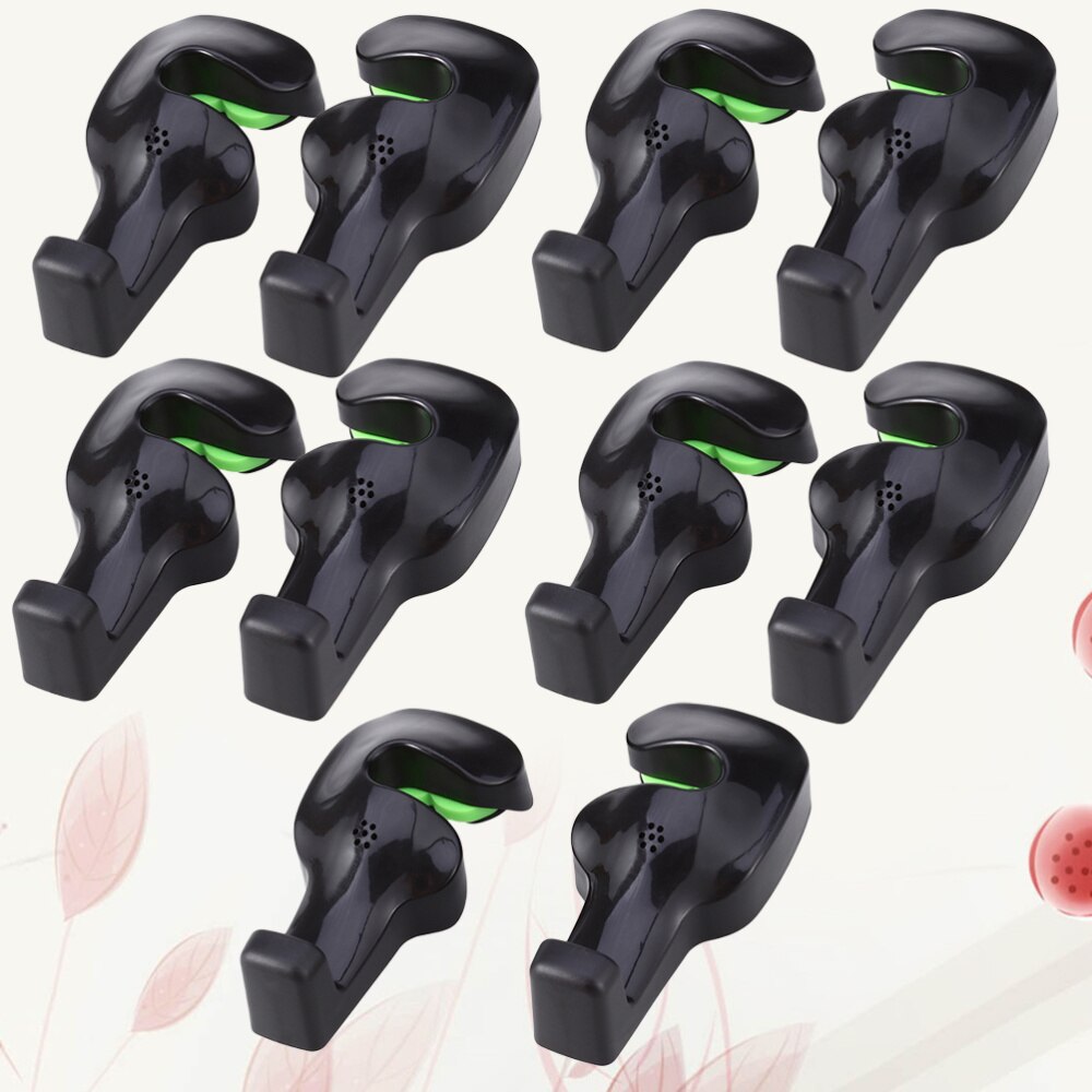 10pcs Car Seat Back Hook Universal Black Storage H... – Grandado