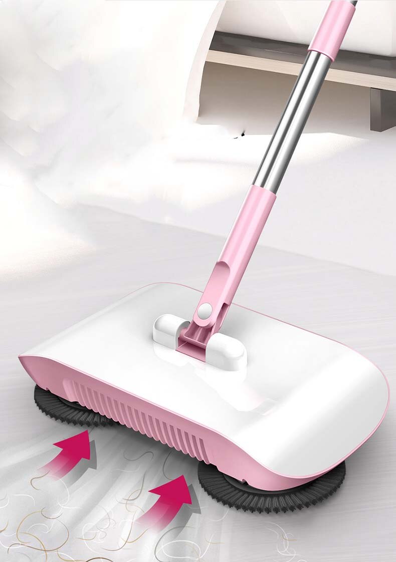 Pink Stainless Steel Hand Push Sweep Mop Machine P... – Grandado