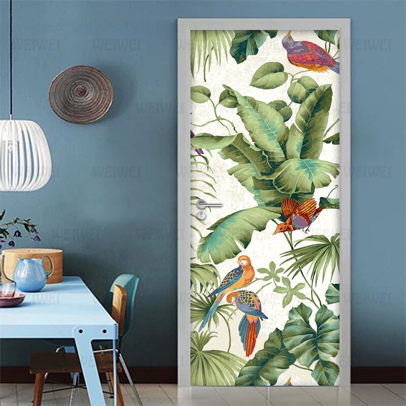 3D Door Sticker Wallpaper For Living Room Bedroom ... – Grandado