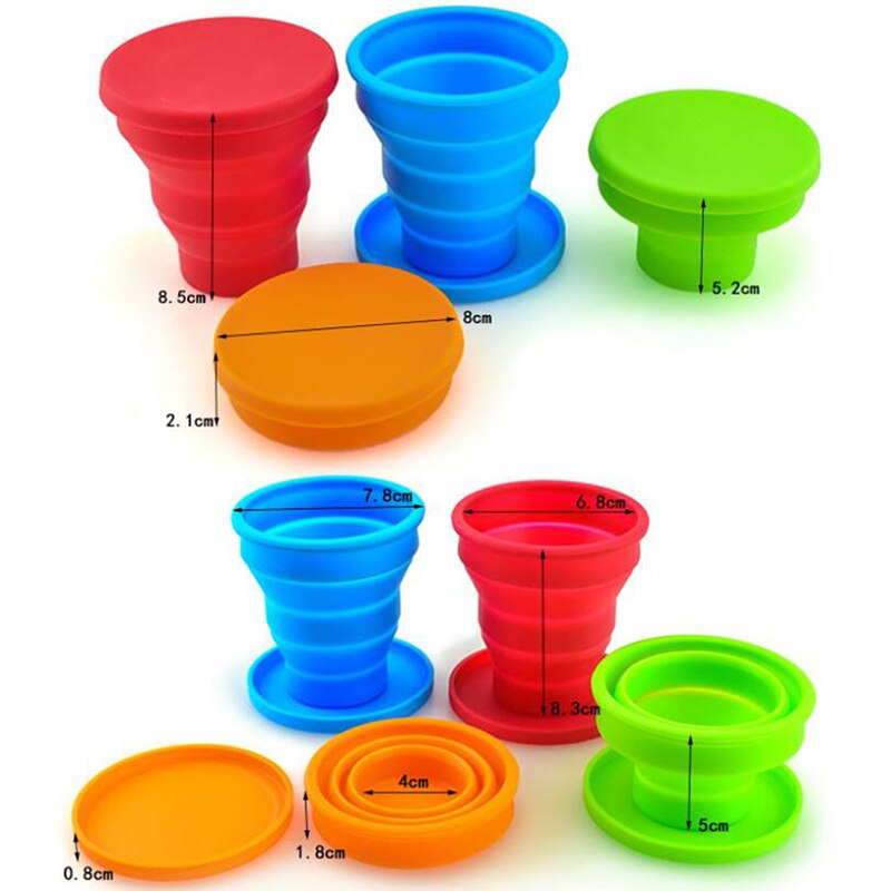 Portable Silicone Retractable Folding Water Bottl ... – Grandado
