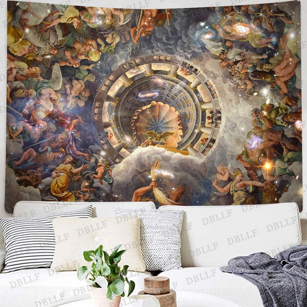 European Fairy Greek Myth Wall Art Trompe Loeil Ce... – Vicedeal