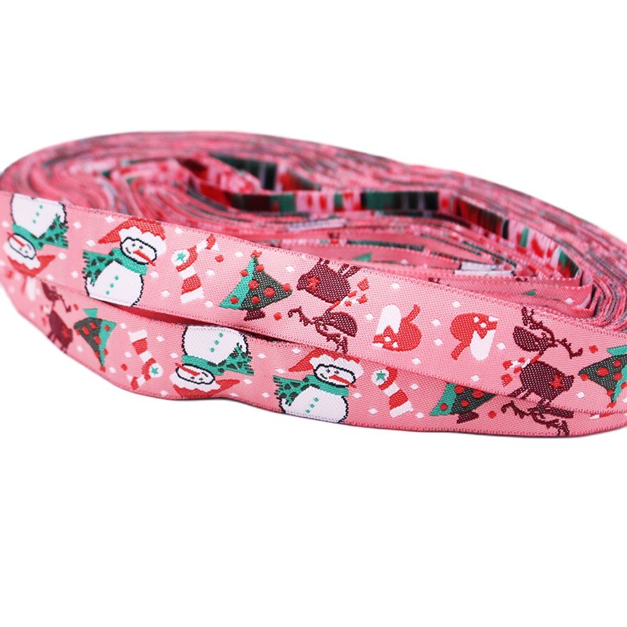 15mm Cartoon Christmas Series Jacquard Webbing Pol... – Grandado