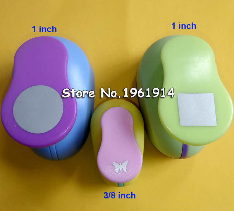 3pcs(2.5cm) circle and square shape craft punch 3/... – Grandado