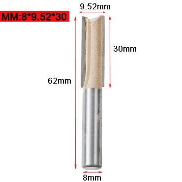 8mm Shank Straight/Dado Woodworking Router Bit Set... – Grandado