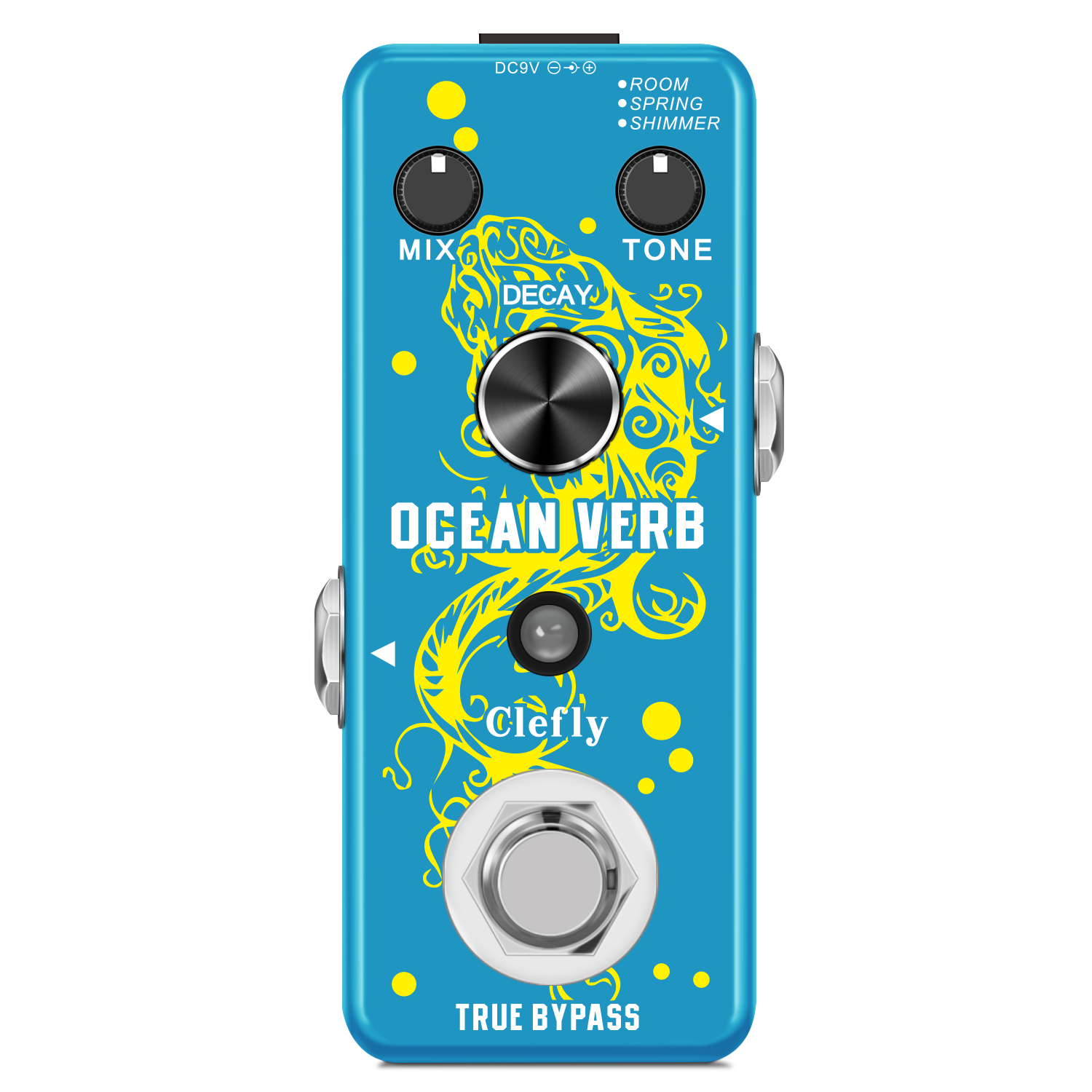 Clefly Guitar Reverb Effect Pedal Digital Pedals O... – Grandado