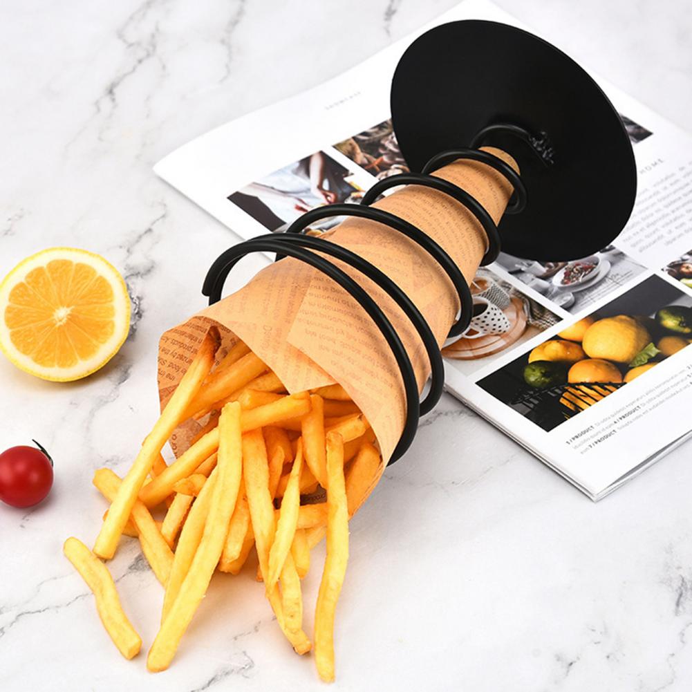 French Fries Stand Basket Fry Holder Rust Multi-pu... – Vicedeal