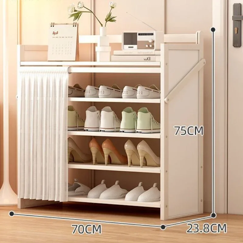 Shoe Cabinet Foldable Shoe Rack Household Solid Wo... – Grandado